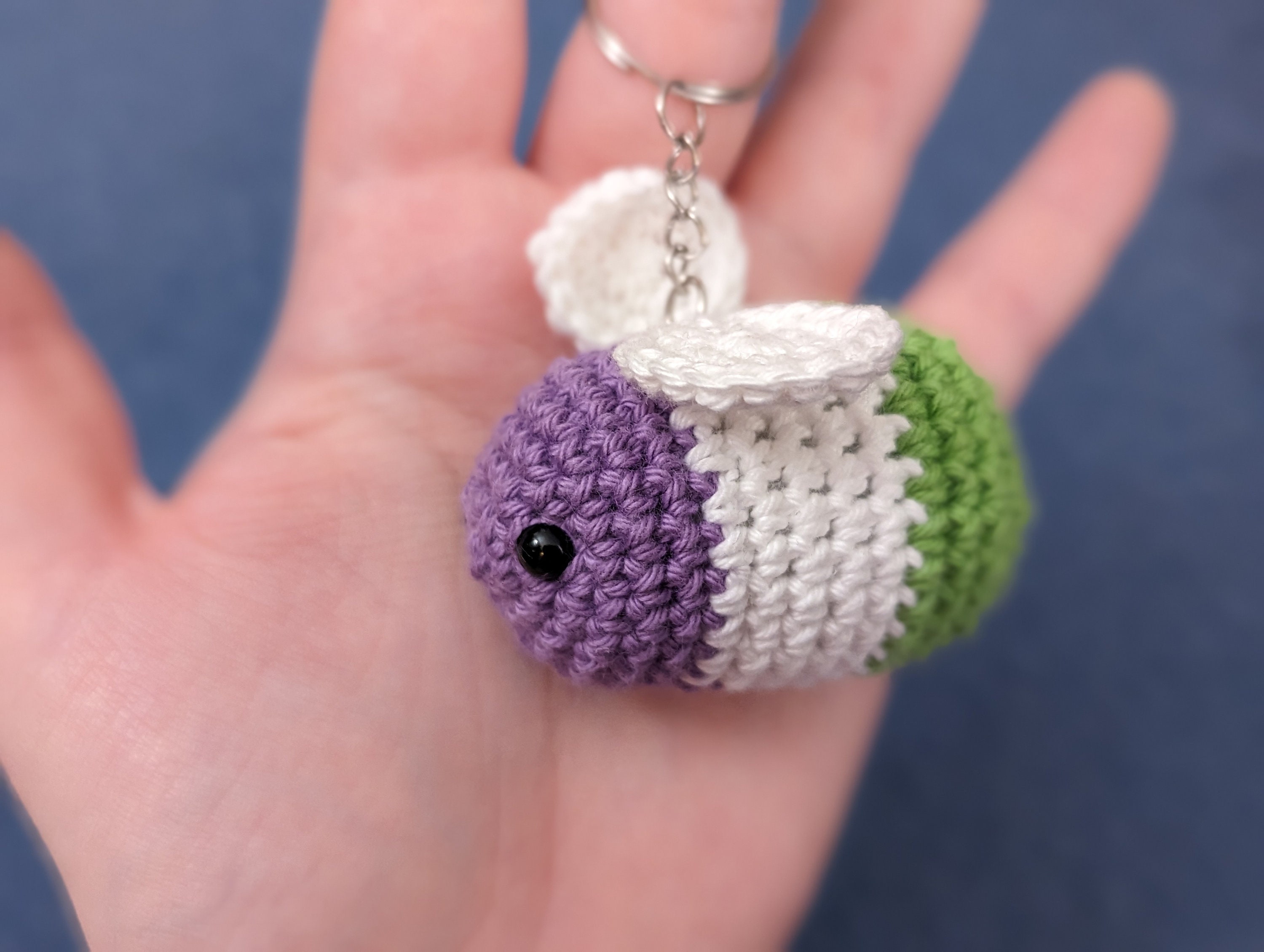 Pride Bees LGBTQ Crocheted Amigurumi Bee Keychains - Etsy
