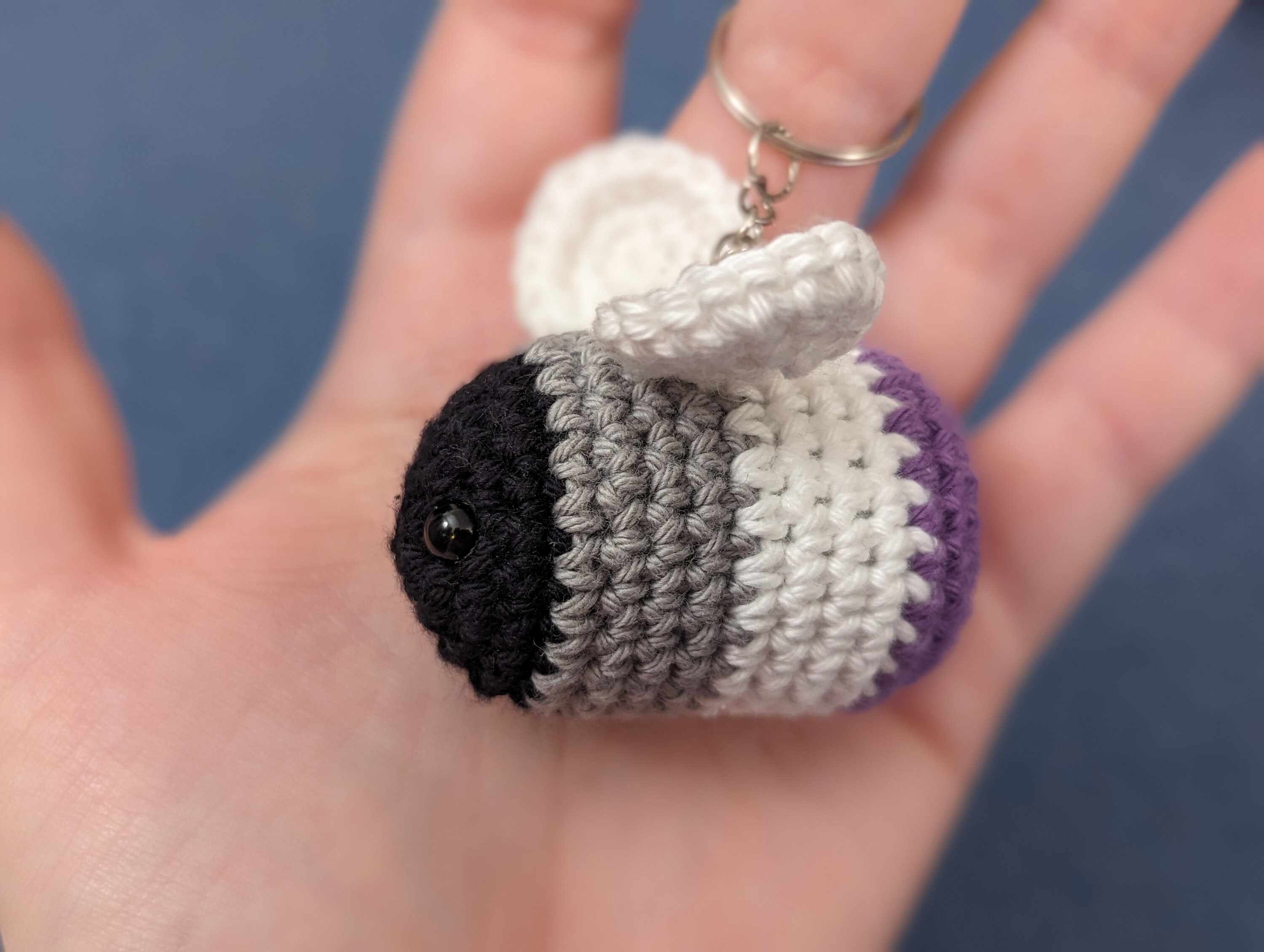 Pride Bees LGBTQ Crocheted Amigurumi Bee Keychains - Etsy