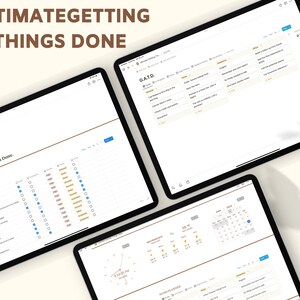 Getting Things Done Notion Template Notion Life Planner - Etsy
