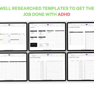 ONENOTE Adhd Planner Onenote Adhd Planner Digital Adhd Planner for ...