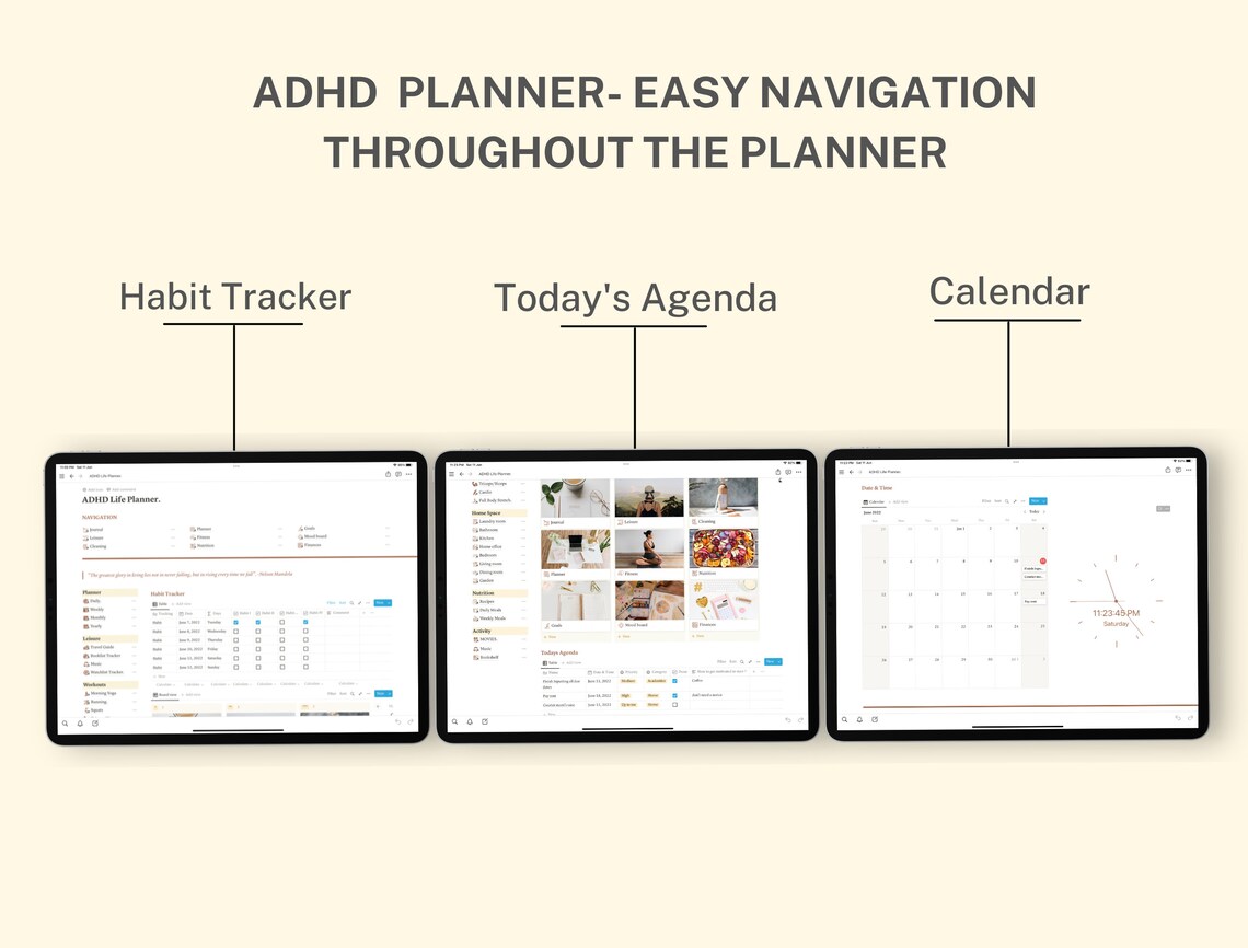 Notion Template ADHD Notion Template Adhd Career Notion - Etsy UK