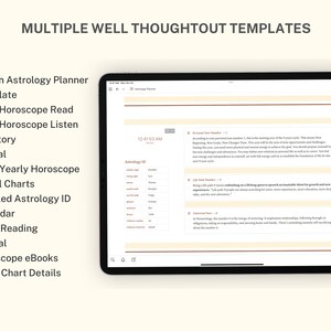Notion Astrology Planner, Notion Template, Notion Planner, Digital ...