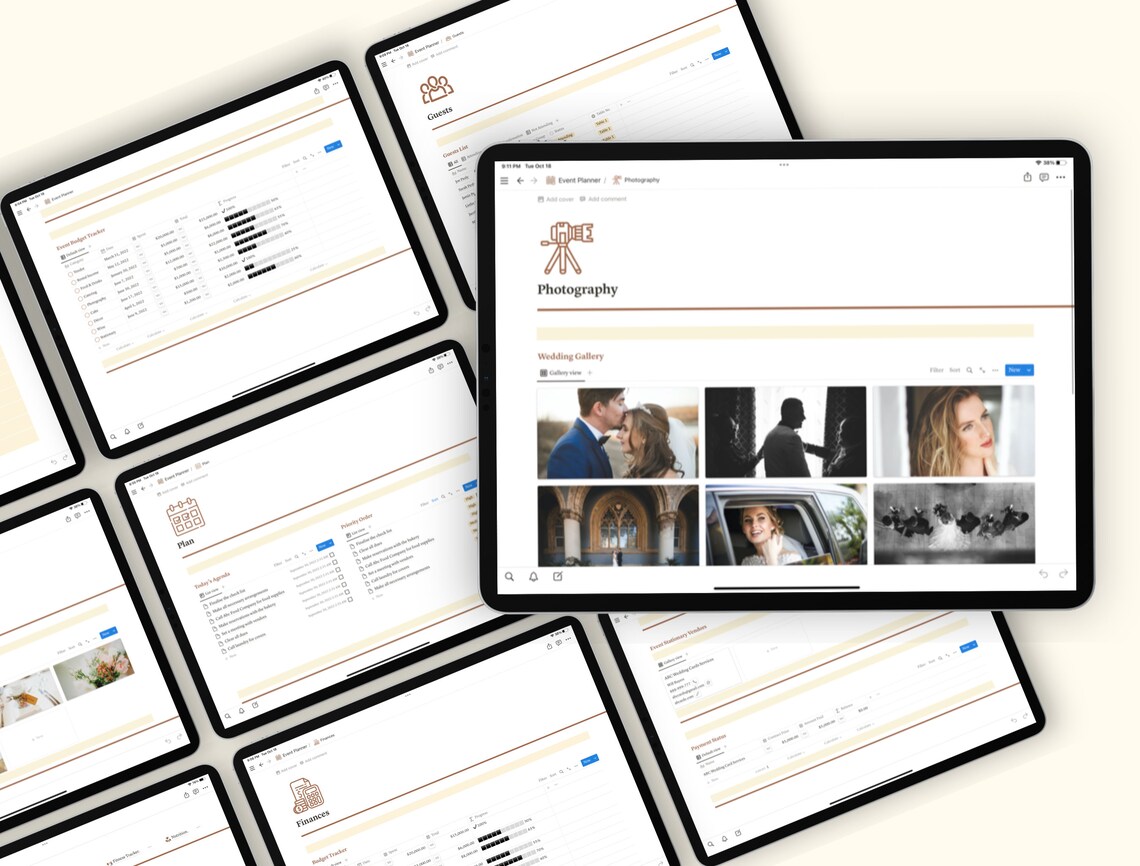 Notion Event Planner Notion Template Notion Planner Notion Dashboard Template Notion 1369