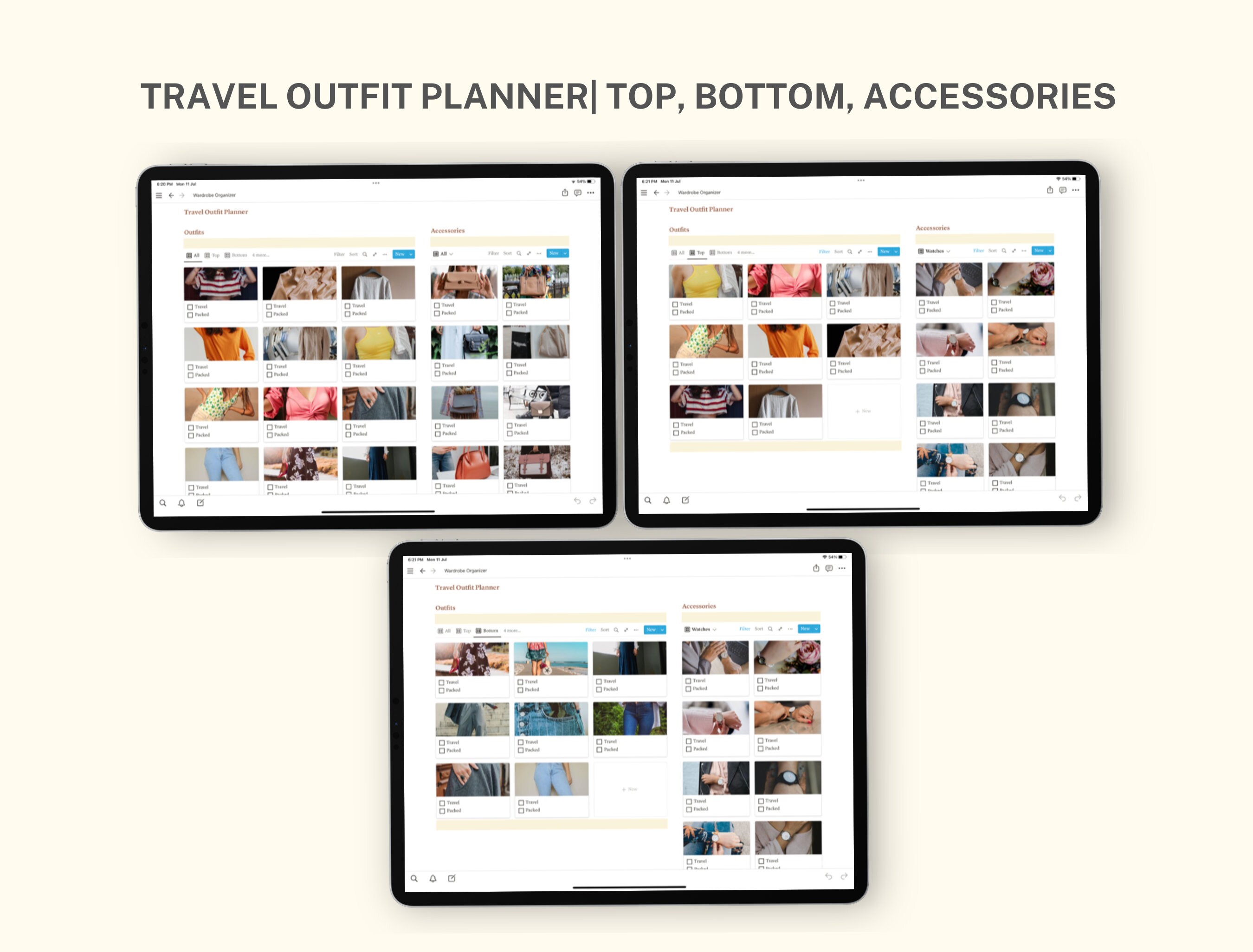 Notion Wardrobe Organizer Notion Template Notion Life - Etsy