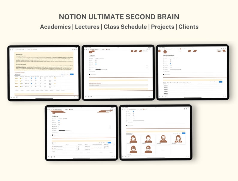 Notion Ultimate Second Brain, Notion Template Business, Notion Template, Notion Planner, Notion ...