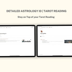 Notion Astrology Planner, Notion Template, Notion Planner, Digital ...
