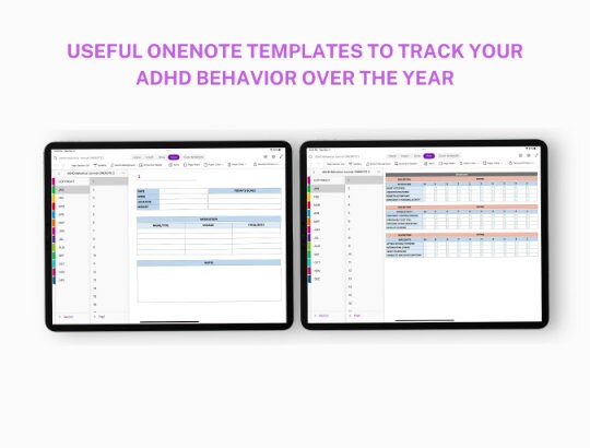 Onenote Adhd Digital Planner, Adhd Daily Planner, Onenote Adhd Planner ...