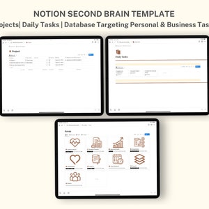 Notion Ultimate Second Brain, Notion Template Business, Notion Template, Notion Planner, Notion ...