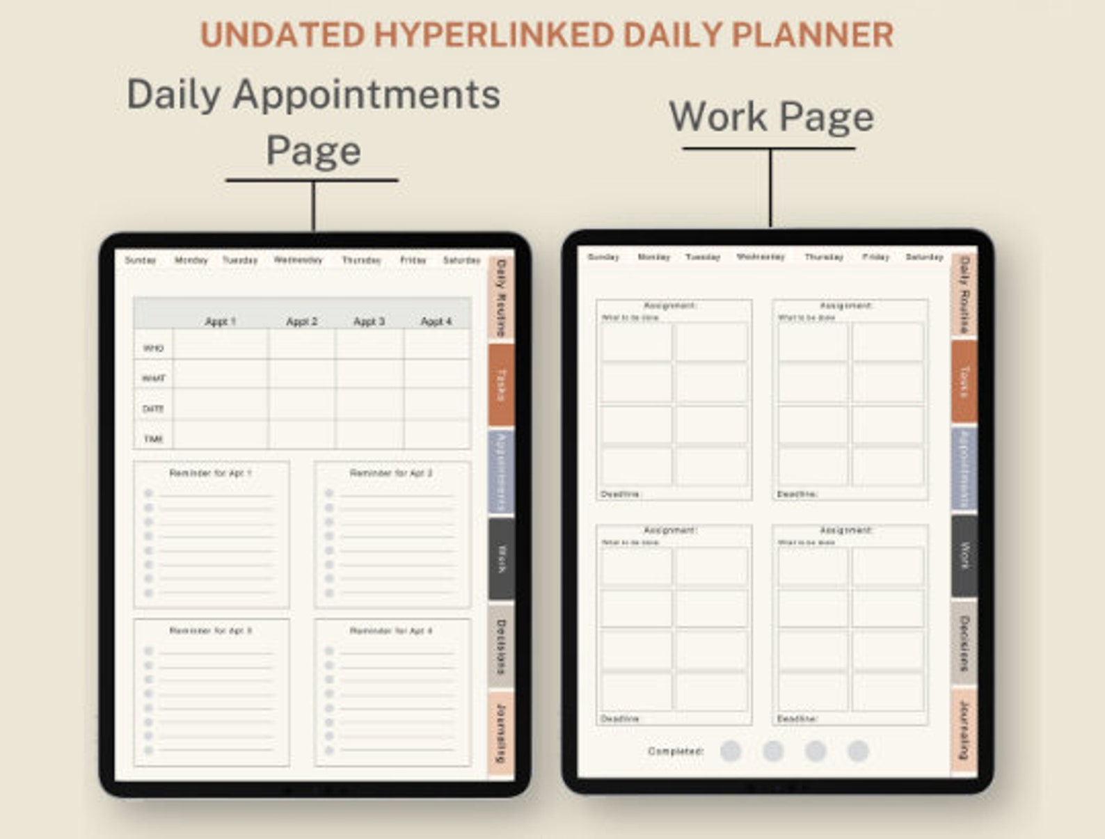 Adhd Digital Planner, Adhd Daily Planner, Adhd Planner, Adhd Planner ...