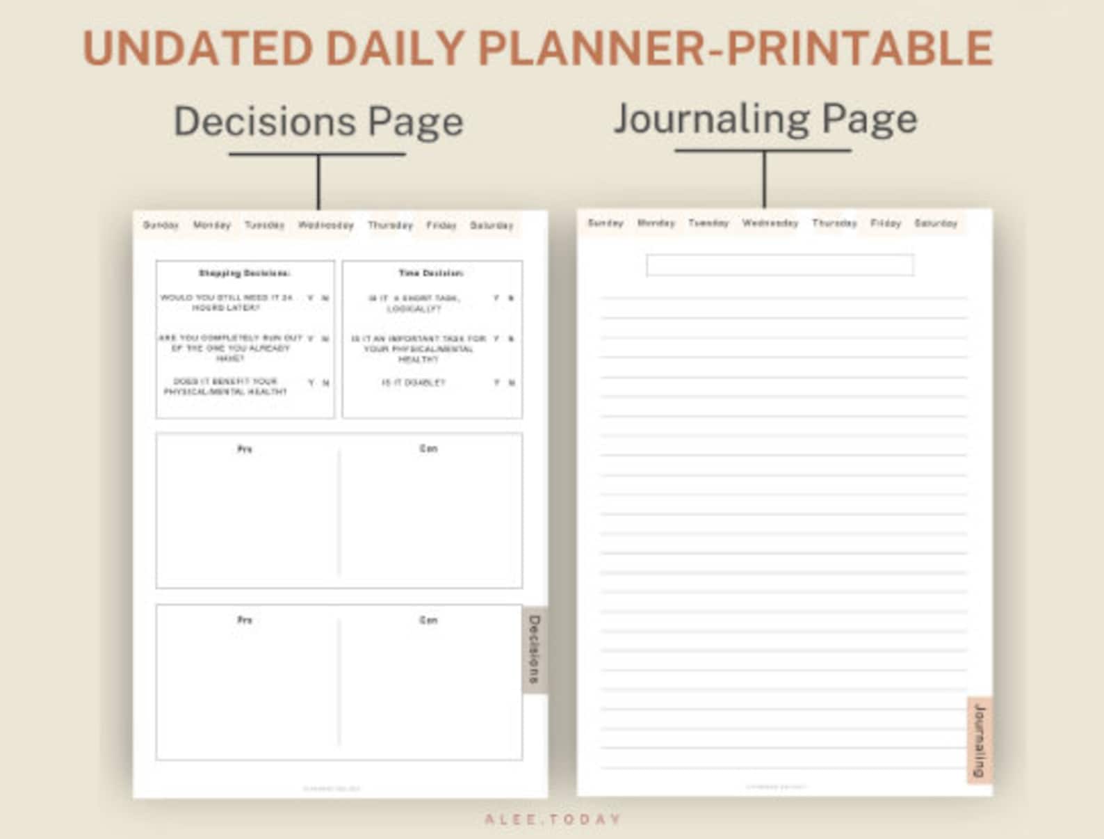 ADHD Planner, ADHD Planner Adult, ADHD Planner Book, Pdf Adhd Planner ...