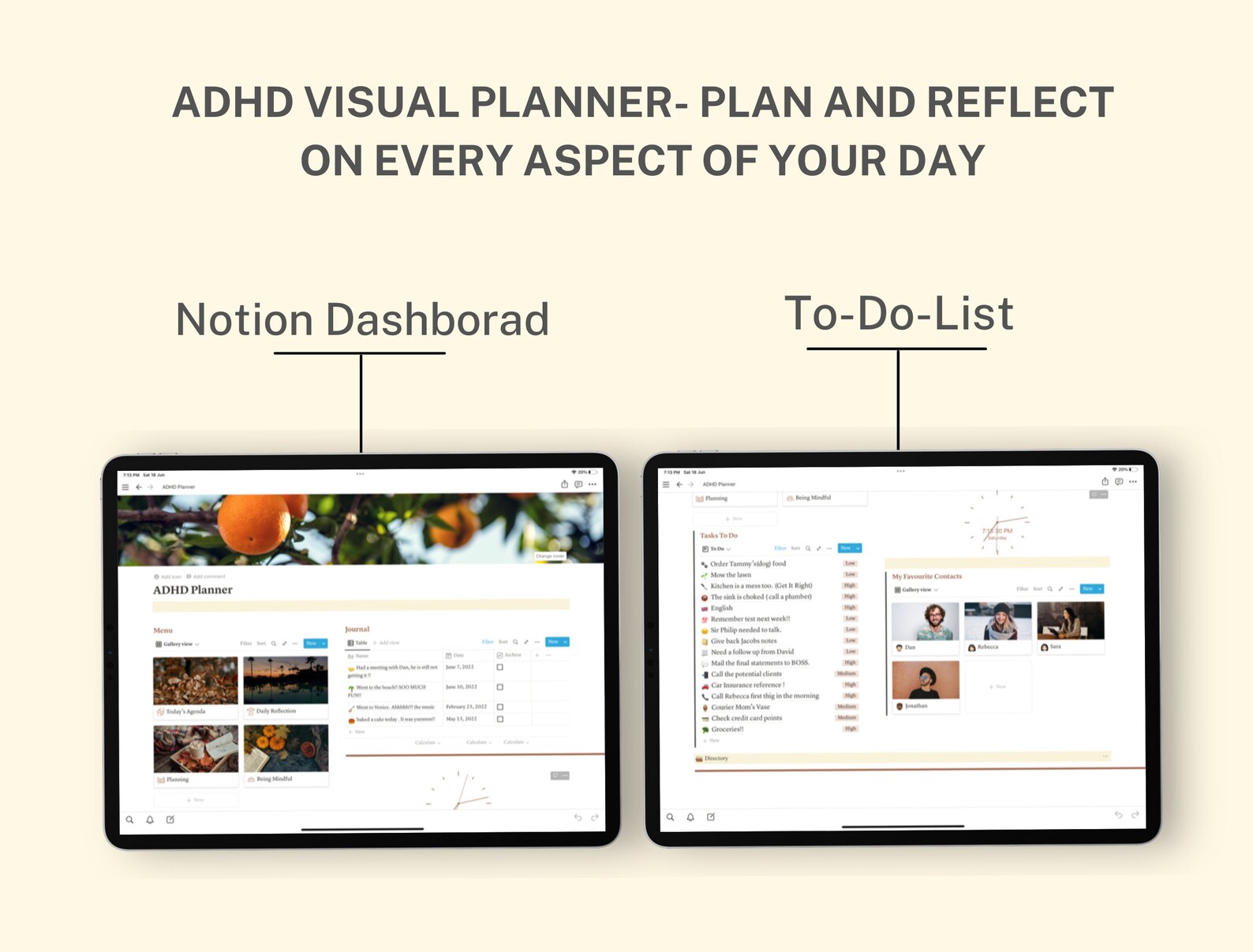 Notion Template ADHD Notion Template Adhd Career Notion - Etsy UK