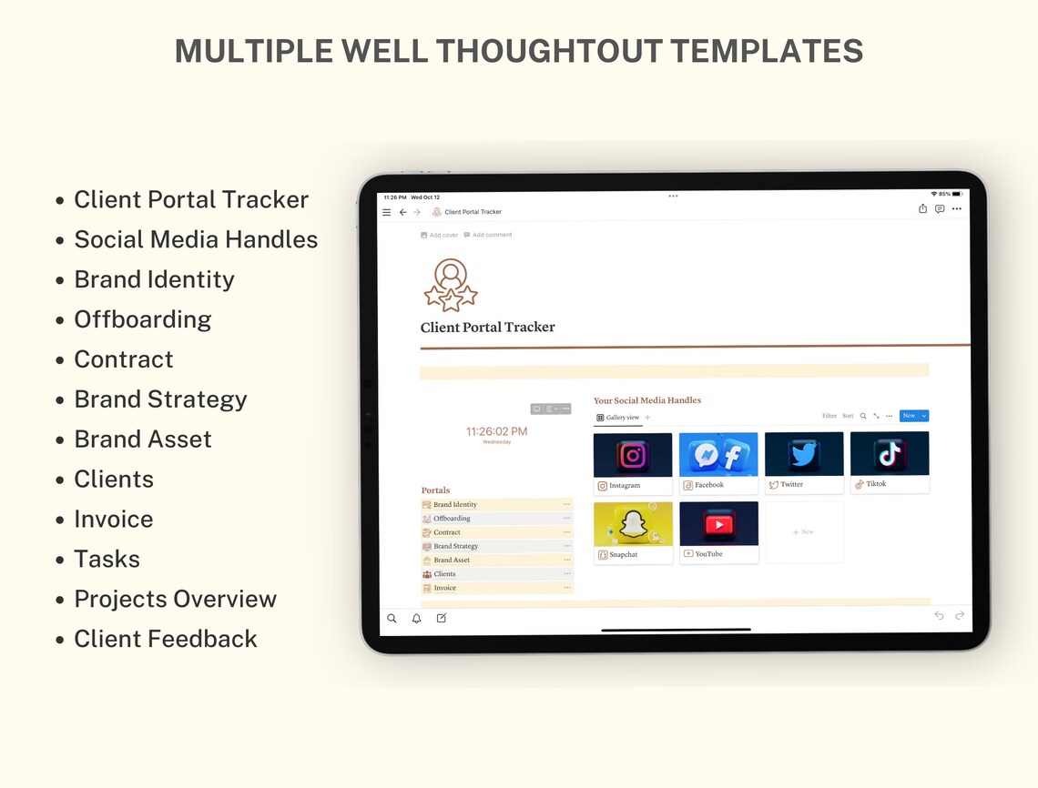 Notion Client Portal, Notion Template Business, Notion Template, Notion ... Notion Client Portal, Notion Template Business, Notion Template, Notion ...