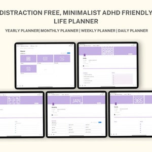 Notion Template ADHD Notion Template Adhd Career Notion - Etsy