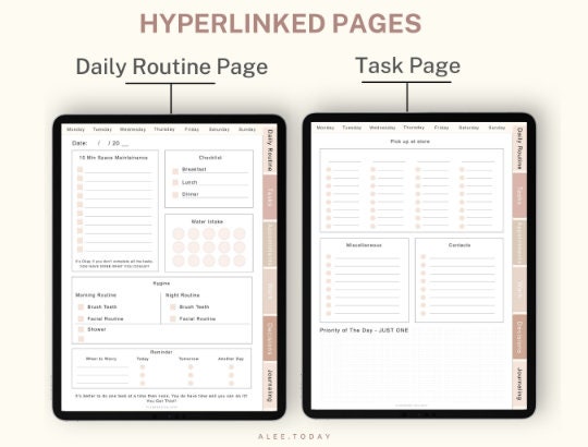 Adhd Digital Planner, Adhd Daily Planner, Adhd Planner, Adhd Planner ...