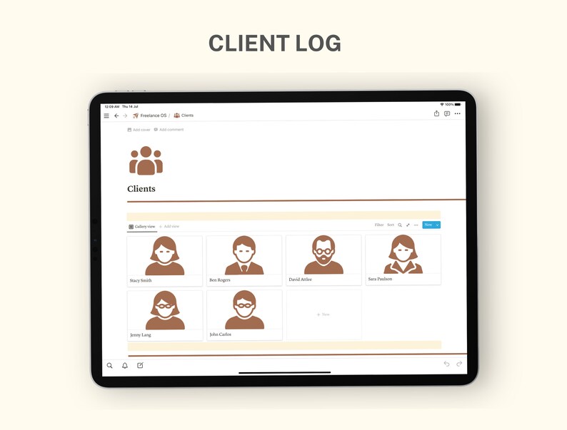 Notion Freelance OS, Notion Template, Notion Life Planner, Notion ...