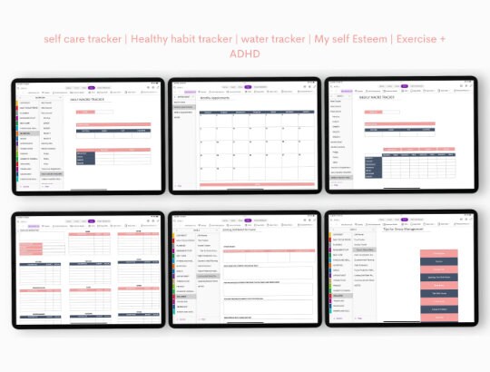 ONENOTE Adhd Planner Onenote Adhd Planner Digital Adhd Planner for ...