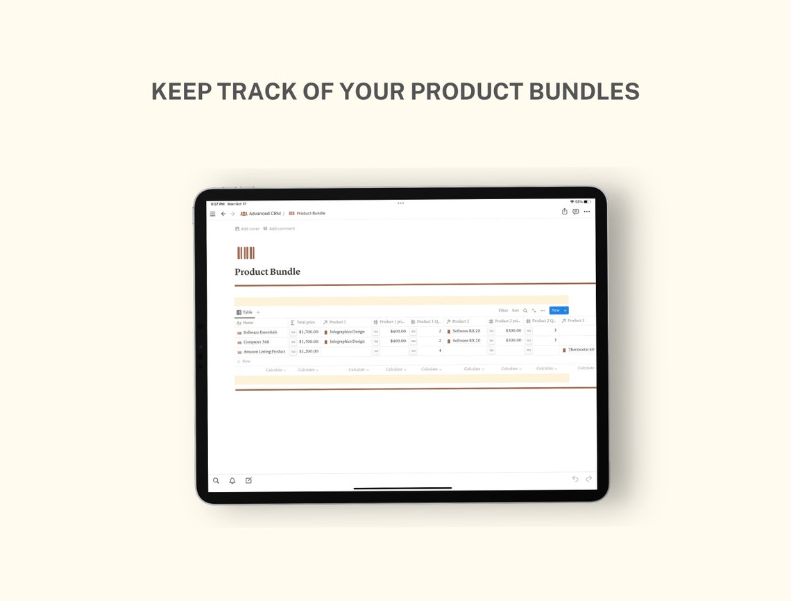 Notion Advanced CRM Template, Notion Template, Notion Planner, Notion Dashboard Template, Notion ...