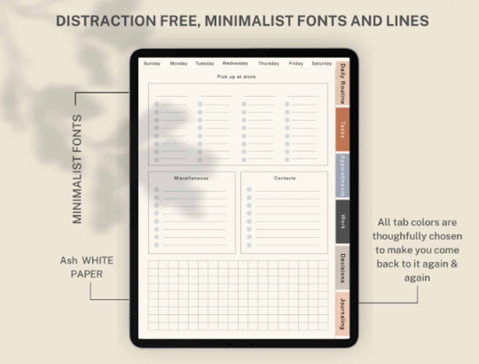 Adhd Digital Planner, Adhd Daily Planner, Adhd Planner, Adhd Planner ...