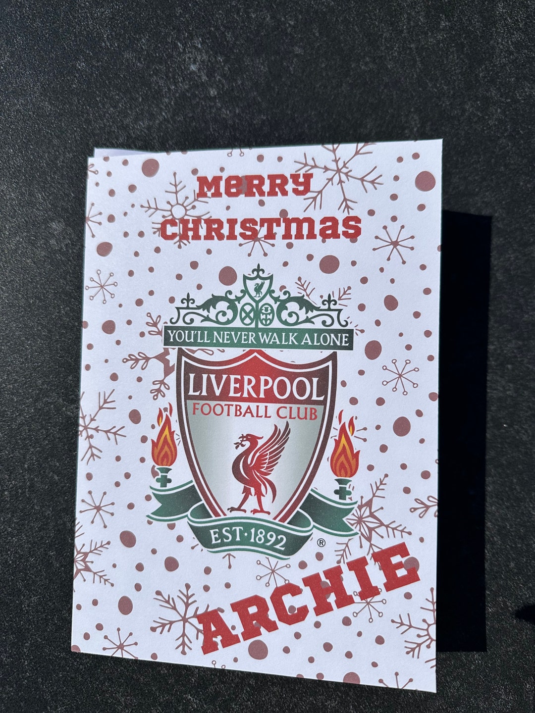 Liverpool Football Lfc Christmas Cards for Him Her Sports - Etsy