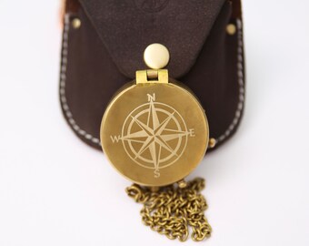 Engraved Compass - Etsy