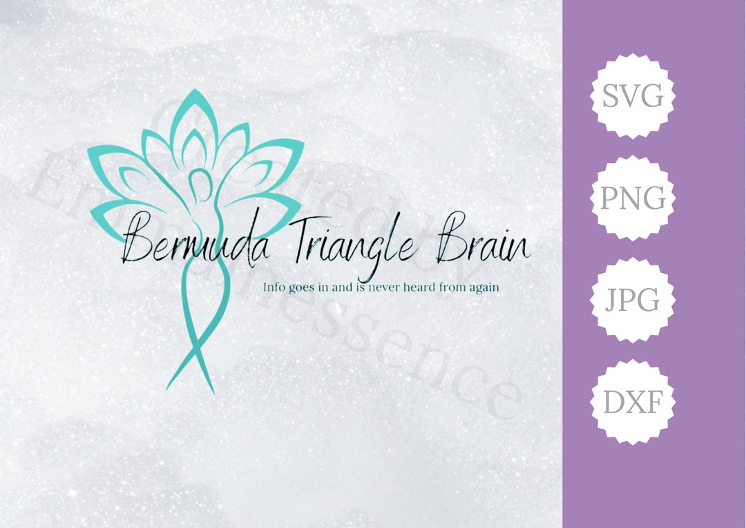 Bermuda Triangle SVG, Sarcastic for Women, Later Life File, Wonder ...