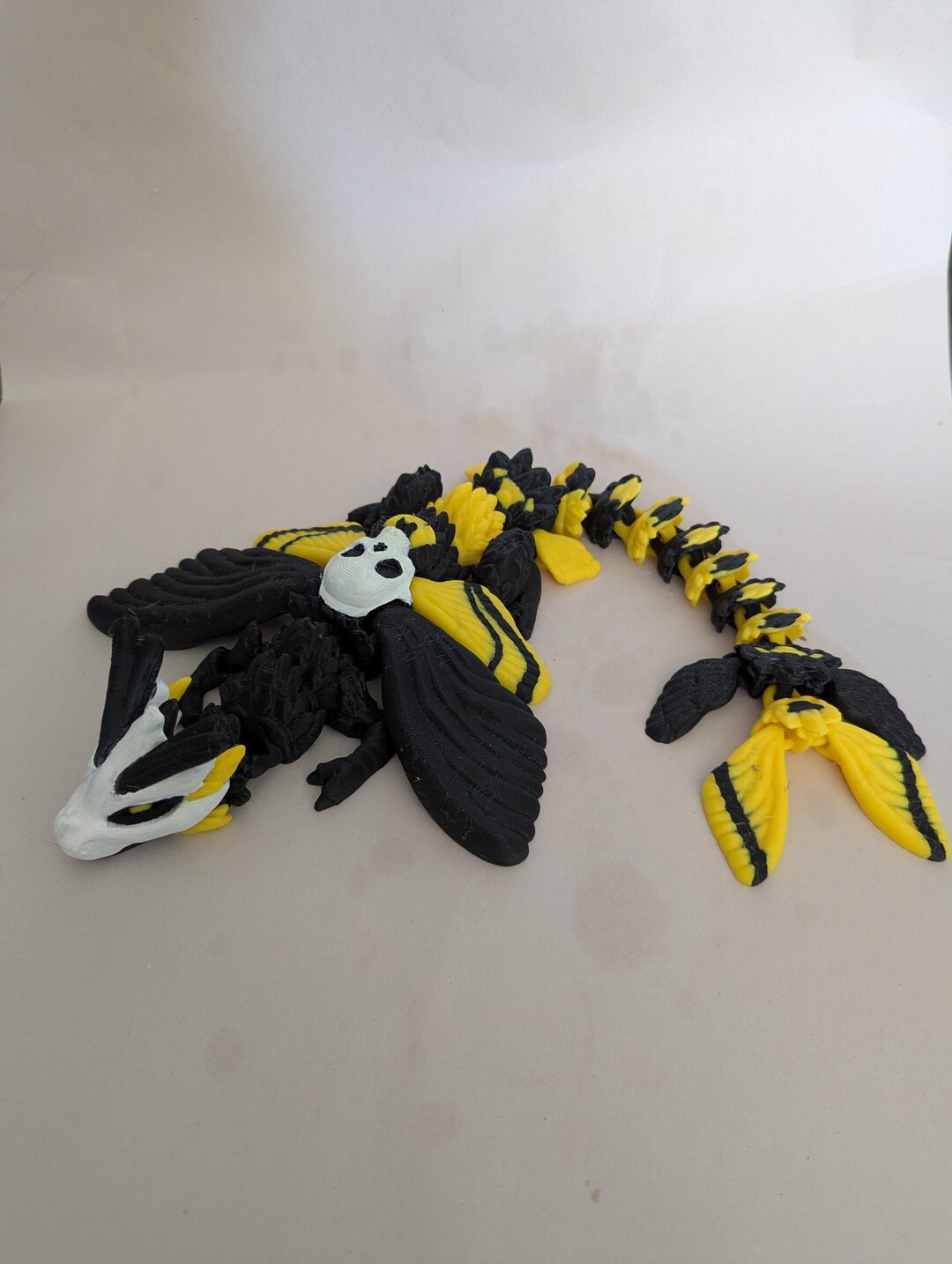 Death's Head Moth Dragon - 17" - Etsy