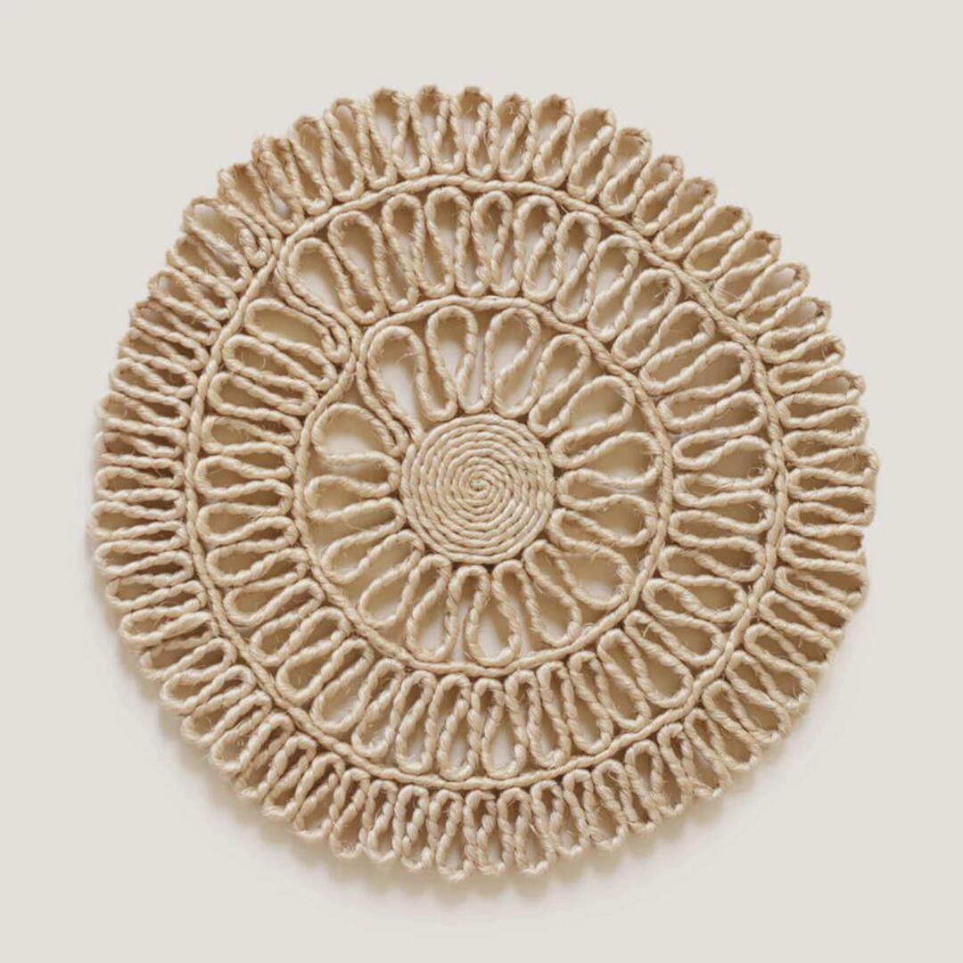 Lattice Sisal Placemat - Etsy