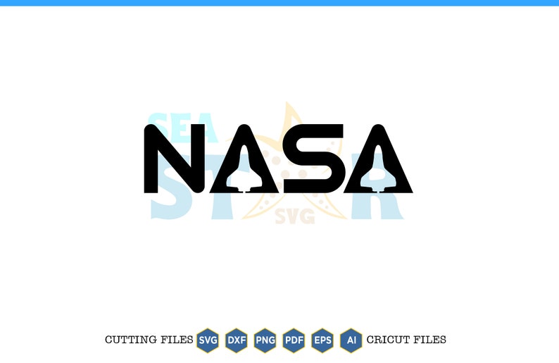 NASA Logo SVG: Space Design Cut File for Cricut & Silhouette (digital ...