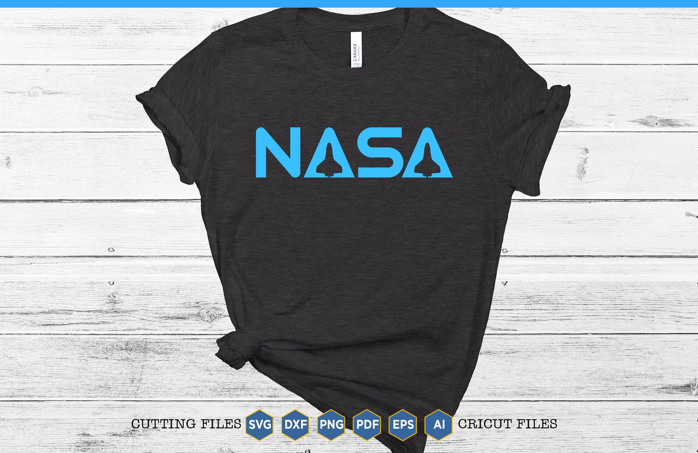 Nasa Logo Svg Vector Files Svg NASA Svg Cricut File Svg - Etsy UK