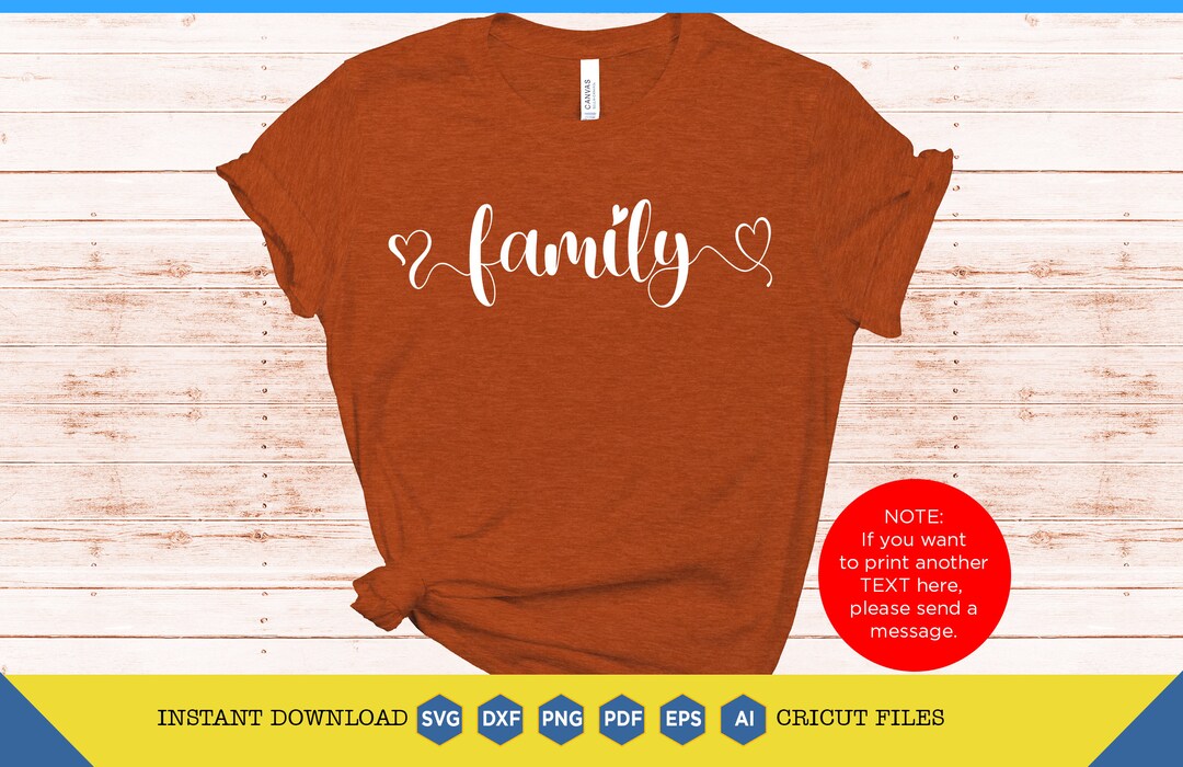 Heart Family SVG | Family Svg | Love Svg | Heart Svg | Cute Gifts | T ...