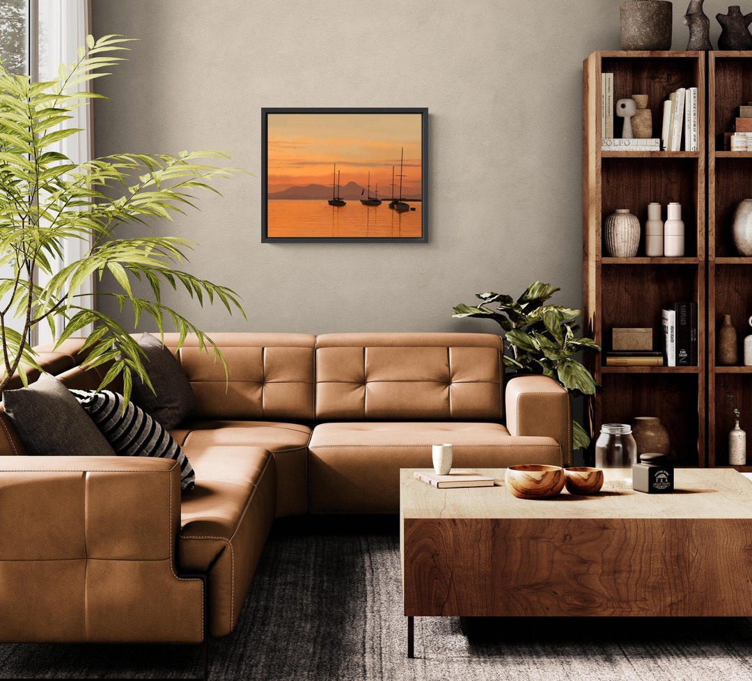 At Anchor by Timothy Stringer Framed or Unframed Canvas Print - Etsy