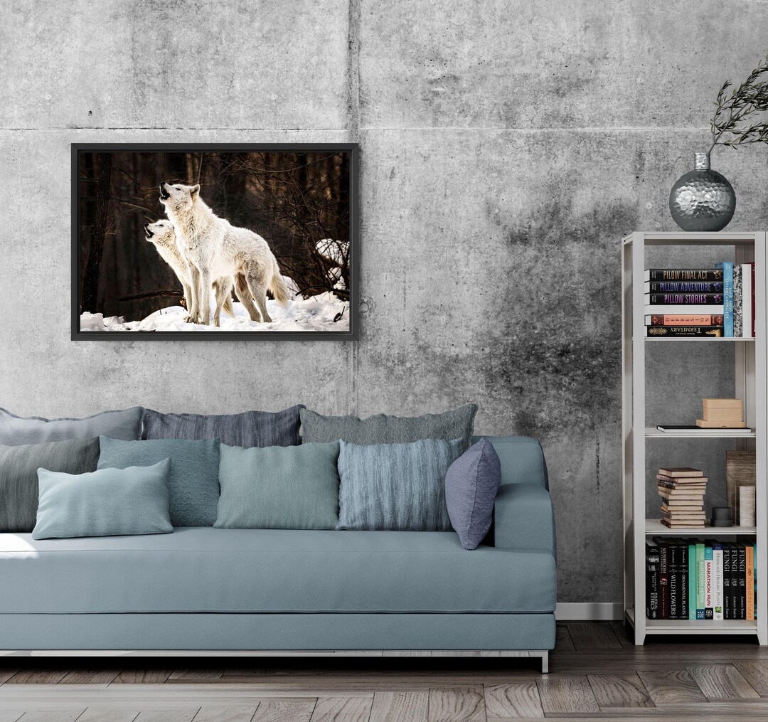 Wolf Song by Timothy Stringer Framed or Unframed Canvas Print - Etsy