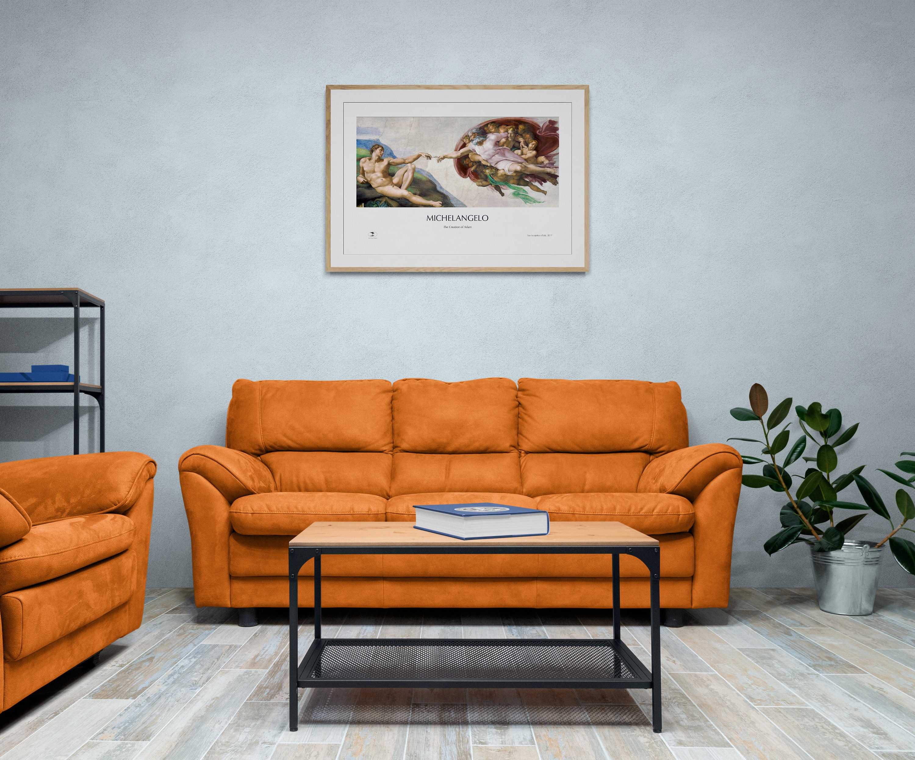 Michelangelo Museum Style 3 Poster Files of the Creation of Adam ...