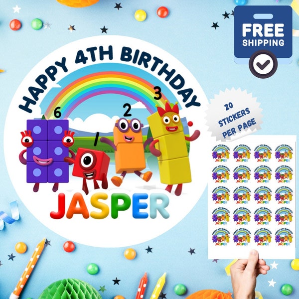 Numberblock Stickers - Etsy