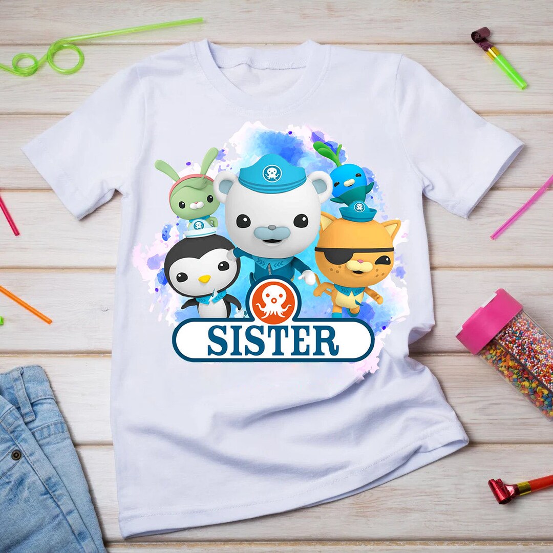 Sister Octonauts Birthday Shirt Design File Only Print at - Etsy