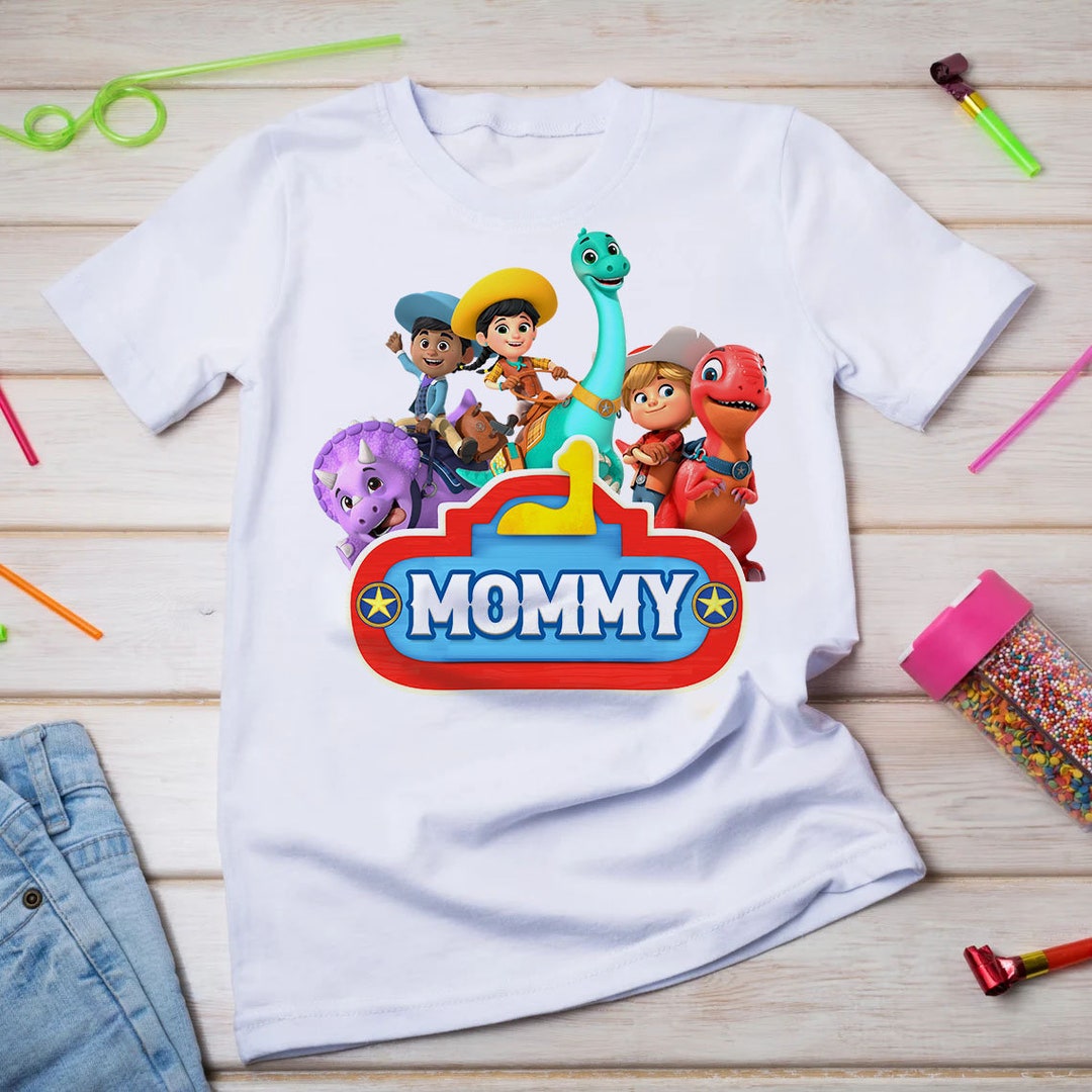 MOM Dino Ranch Boy Birthday Shirt , Design File Only , Print at Home ...