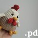 Crochet Pattern of the Chicken, Amigurumi Plushie Toy PDF - Etsy