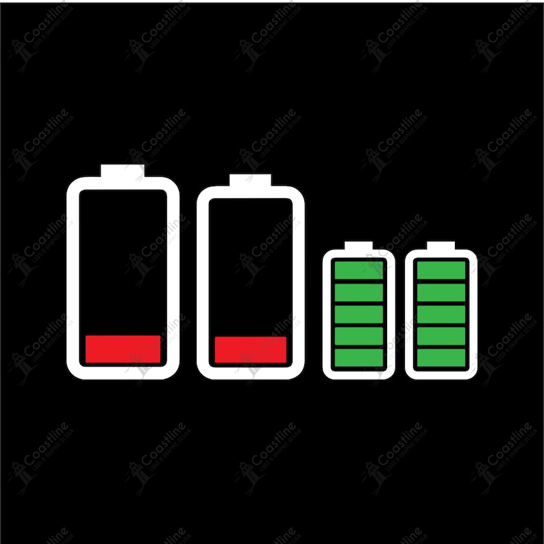 Battery Family Car Decal - Etsy