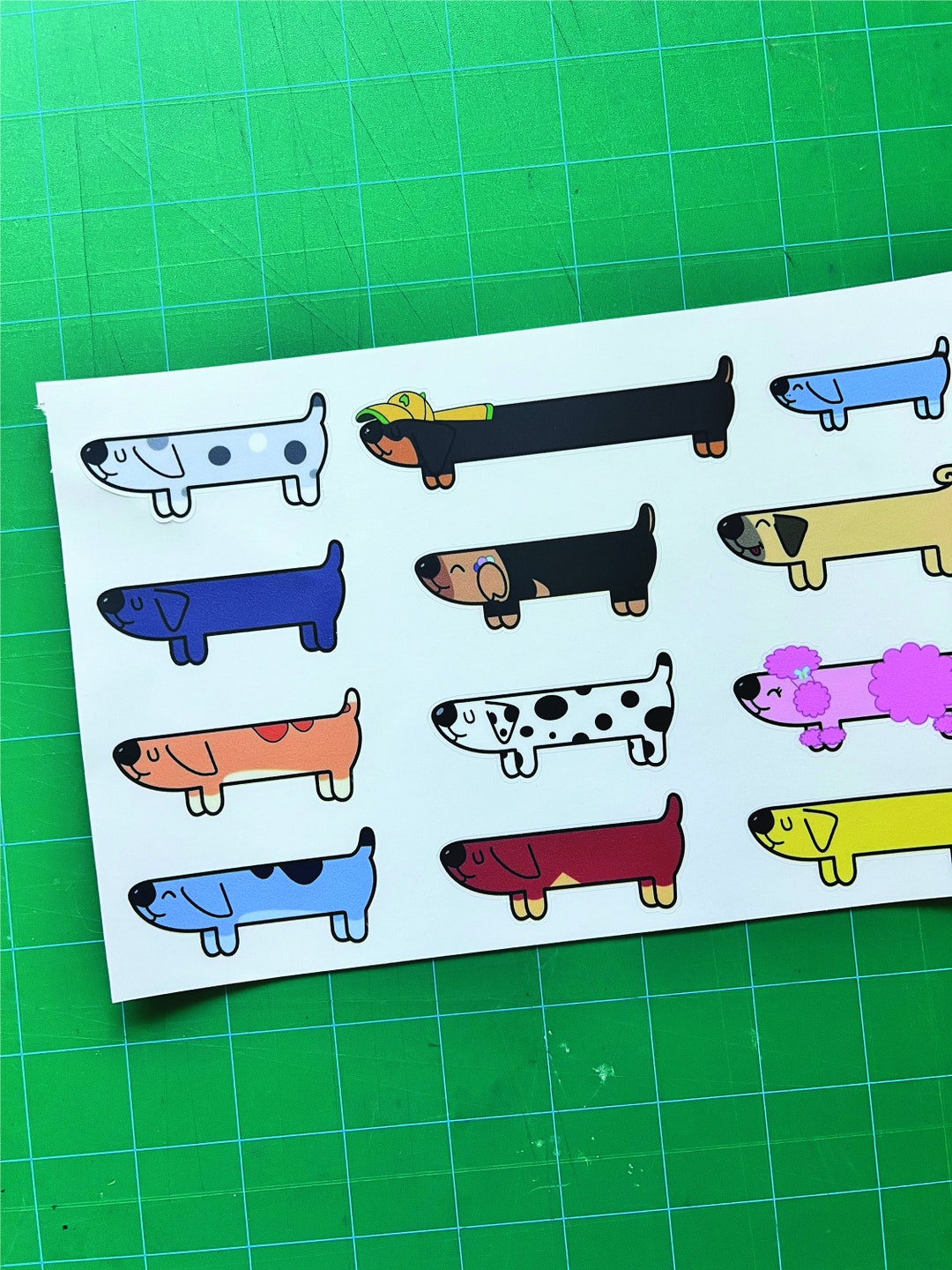 Long Dog Bluey Stickers - Etsy