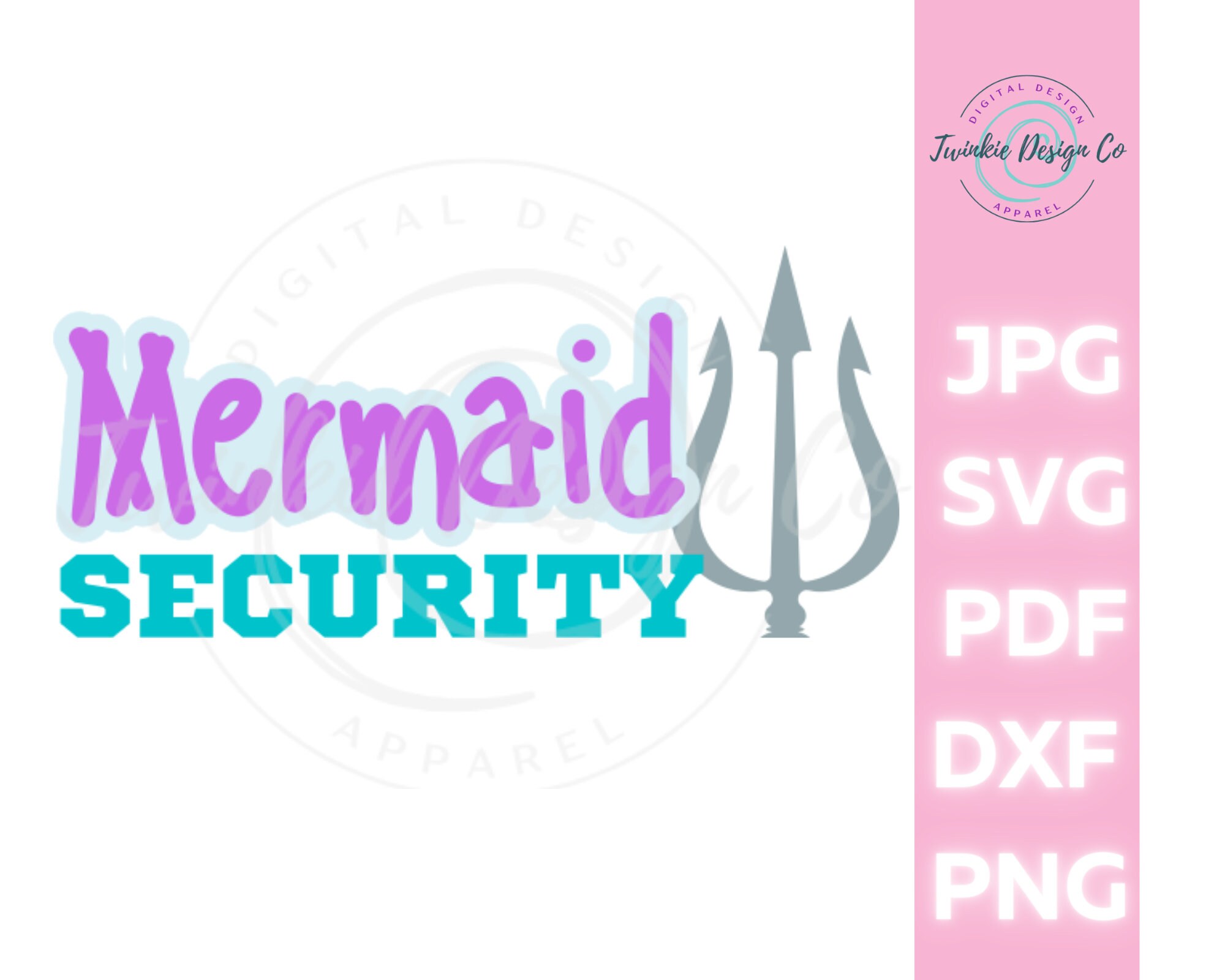 Mermaid Security SVG, Mermaid SVG, Mermaid Layered, Mermaid Cut File ...