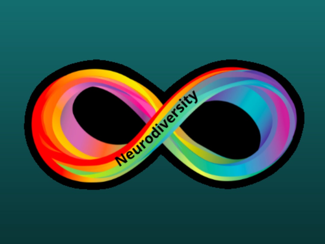 Neurodiversity Symbol Infinity Laptop Sticker Awareness - Etsy