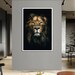 Lion Canvas, Lion Canvas, Lion Wall Art, Lion Poster, Animal Wall Art ...