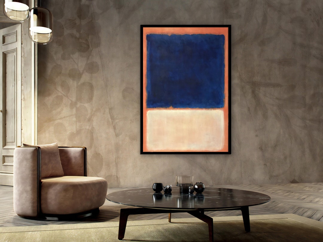 Mark Rothko Frame Canvas/poster Art Reproduction, Abstract Canvas Wall ...