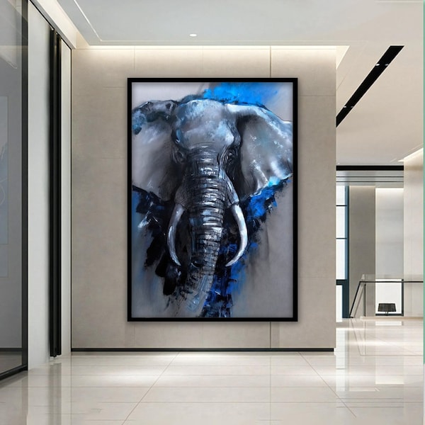 Elephant Canvas - Etsy