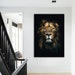 Lion Canvas Lion Canvas Lion Wall Art Lion Poster Animal - Etsy