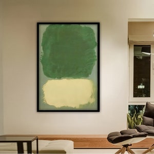 Mark Rothko Frame Canvas/poster Art Reproduction, Rothko Reproduction ...