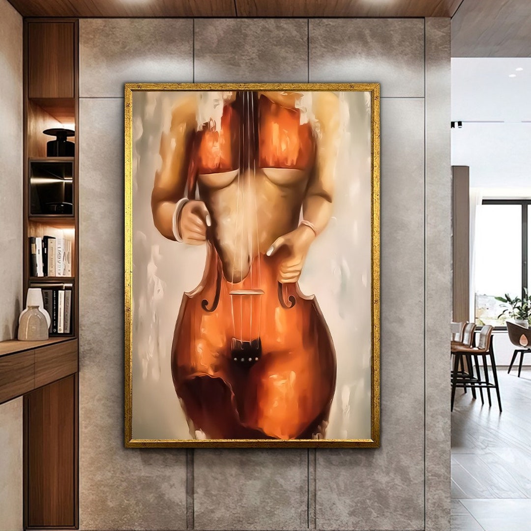 Cello Wall Decor, Music Wall Art, Cello and Woman, Woman Wall Decor ...