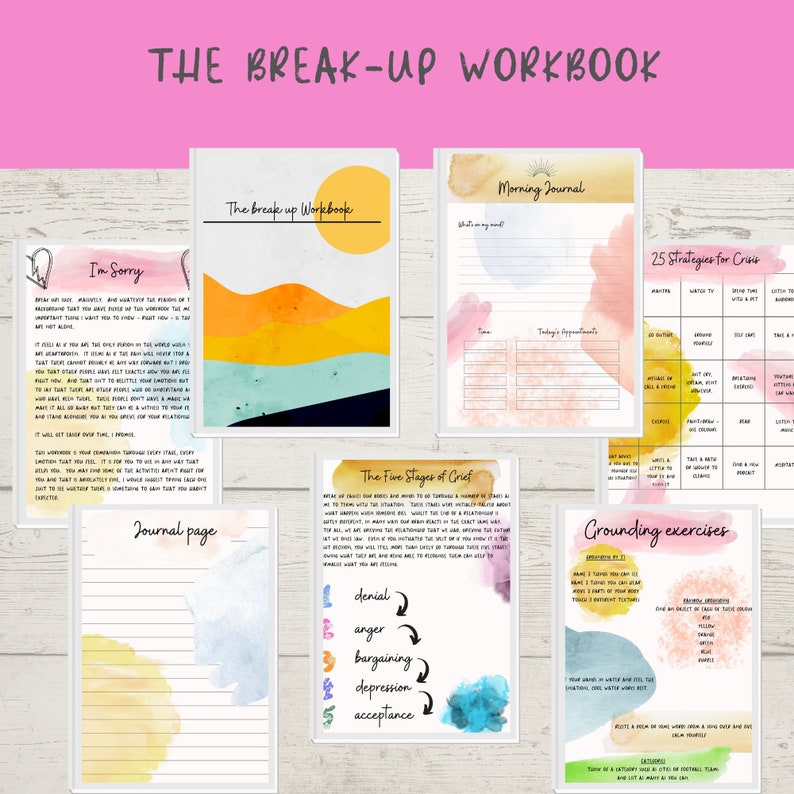 The Break up Workbook - Etsy