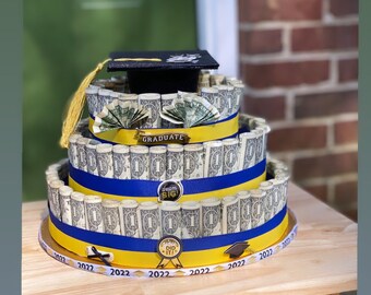 Money Graduation Cake - Etsy