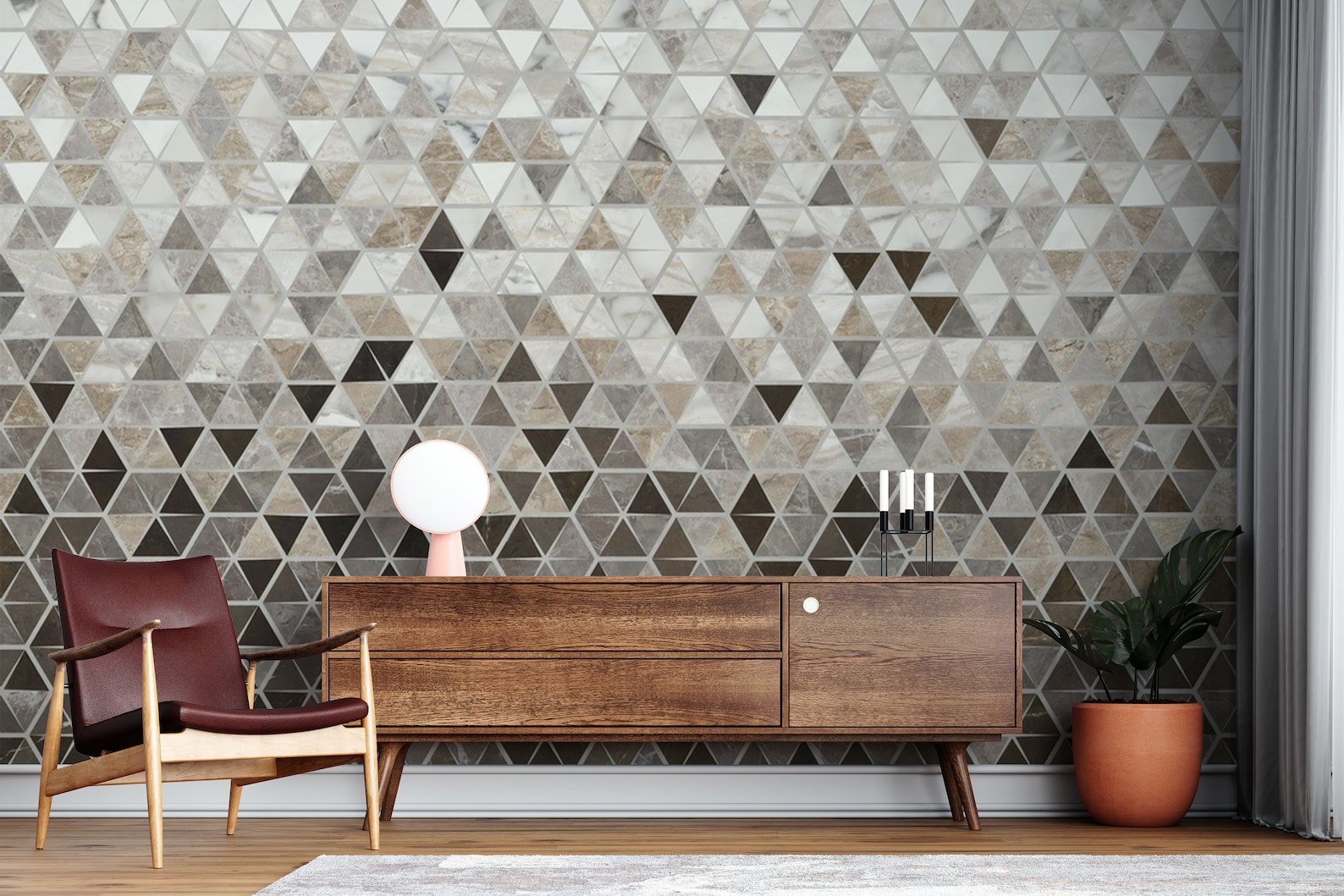 Marble Pattern Wallpaper Living Room Wall Mural Peel and - Etsy